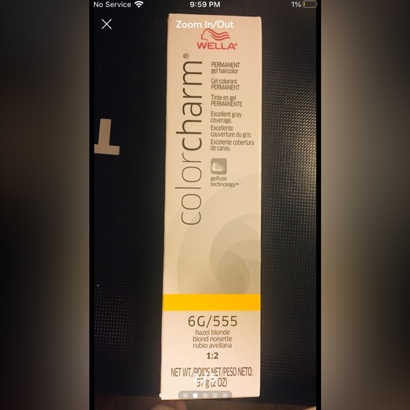 Wella | Hair | Nwtsnwib Wella 6g Hazel Blonde Permanent Hair Colordye ...